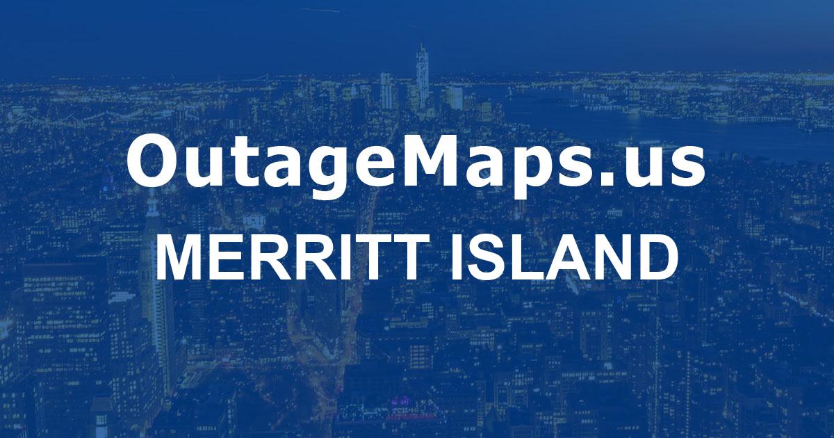 Merritt Island Power Outages Map