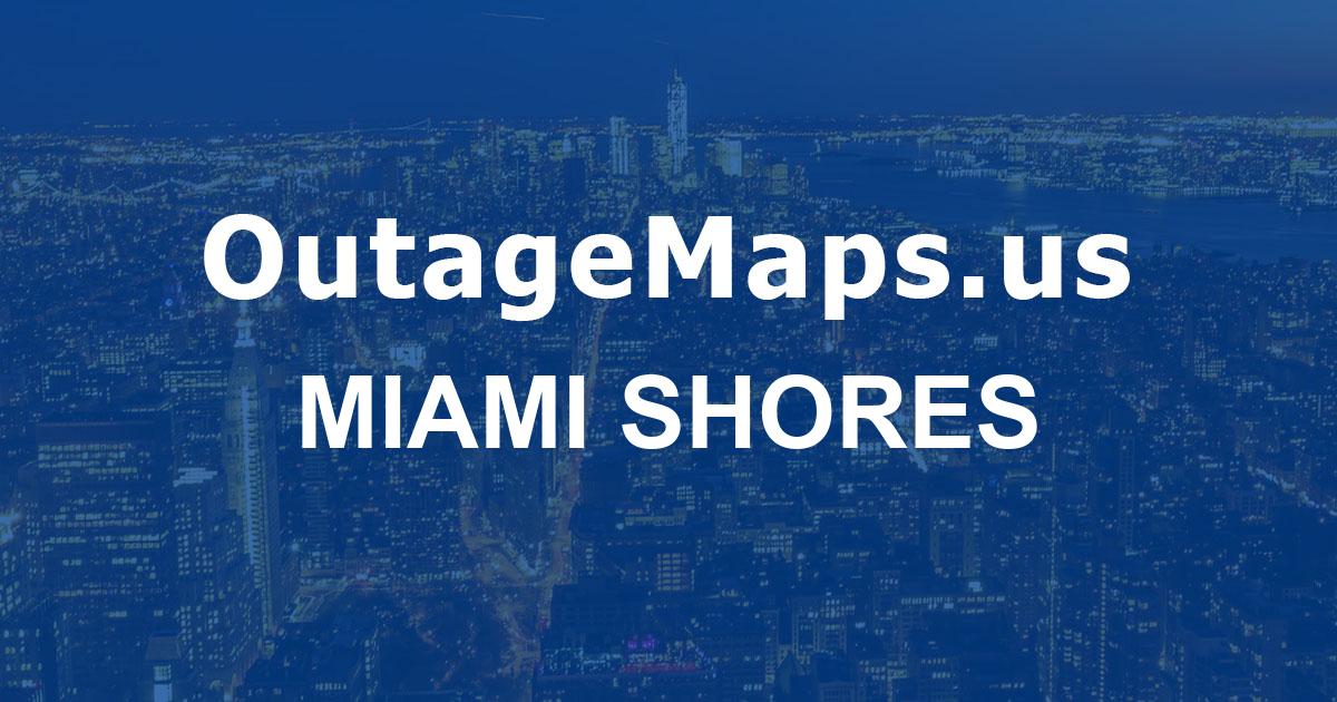 Miami Shores Power Outages Map