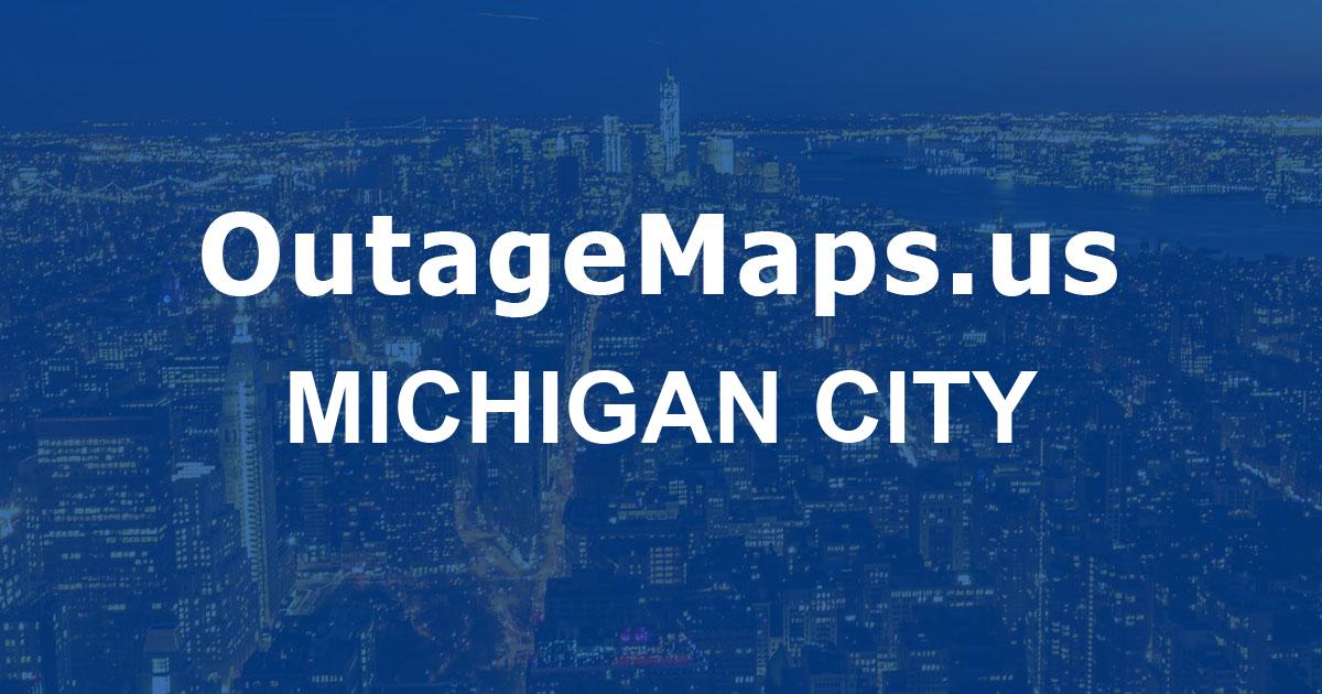 Michigan City Power Outages Map