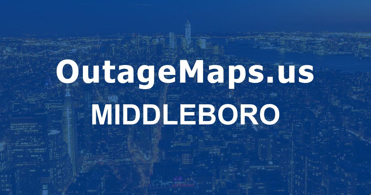 Middleboro Power Outages Map