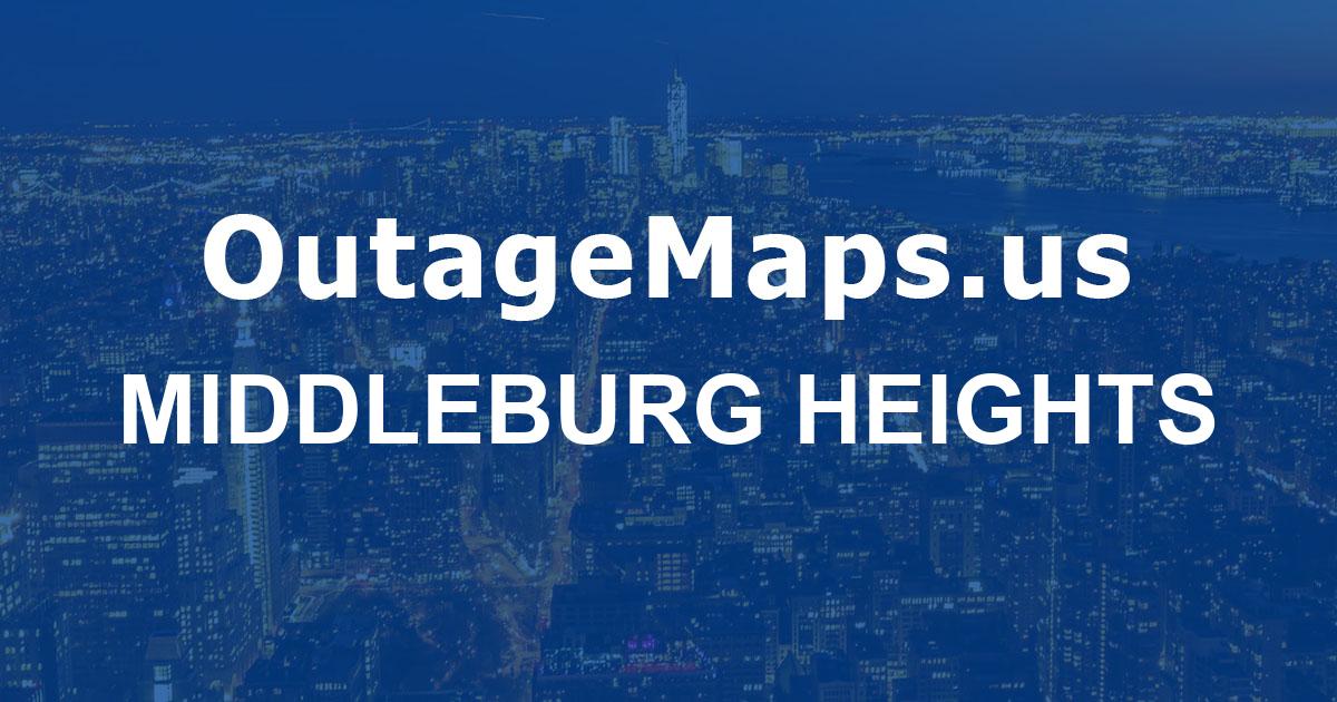 Middleburg Heights Power Outages Map