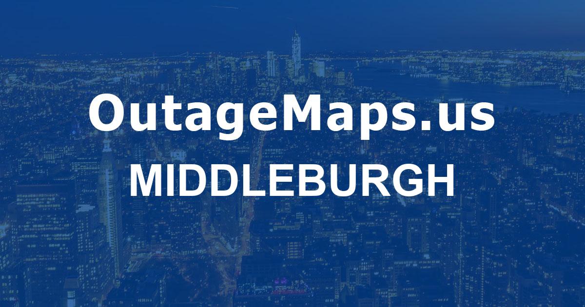 Middleburgh Power Outages Map