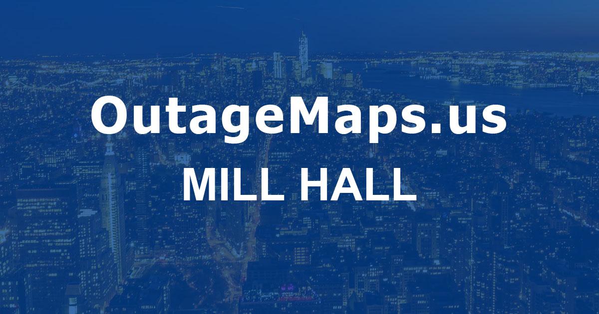 Mill Hall Power Outages Map