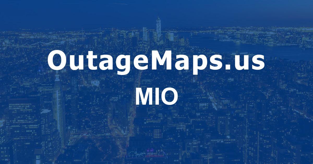 Mio Power Outages Map