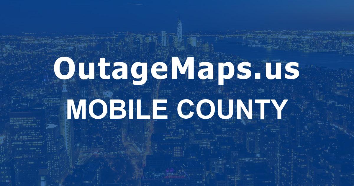 Mobile County Power Outages Map