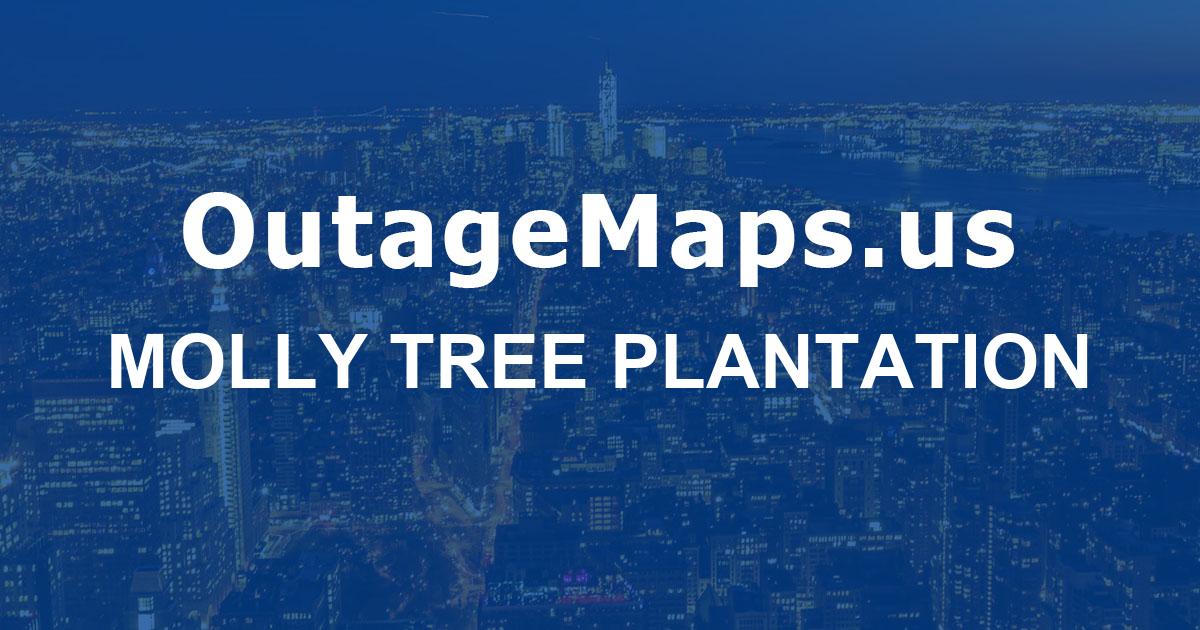 Molly Tree Plantation Power Outages Map