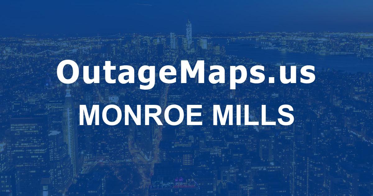Monroe Mills Power Outages Map