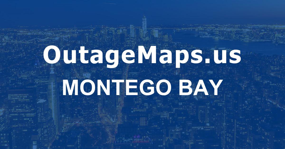 Montego Bay Power Outages Map