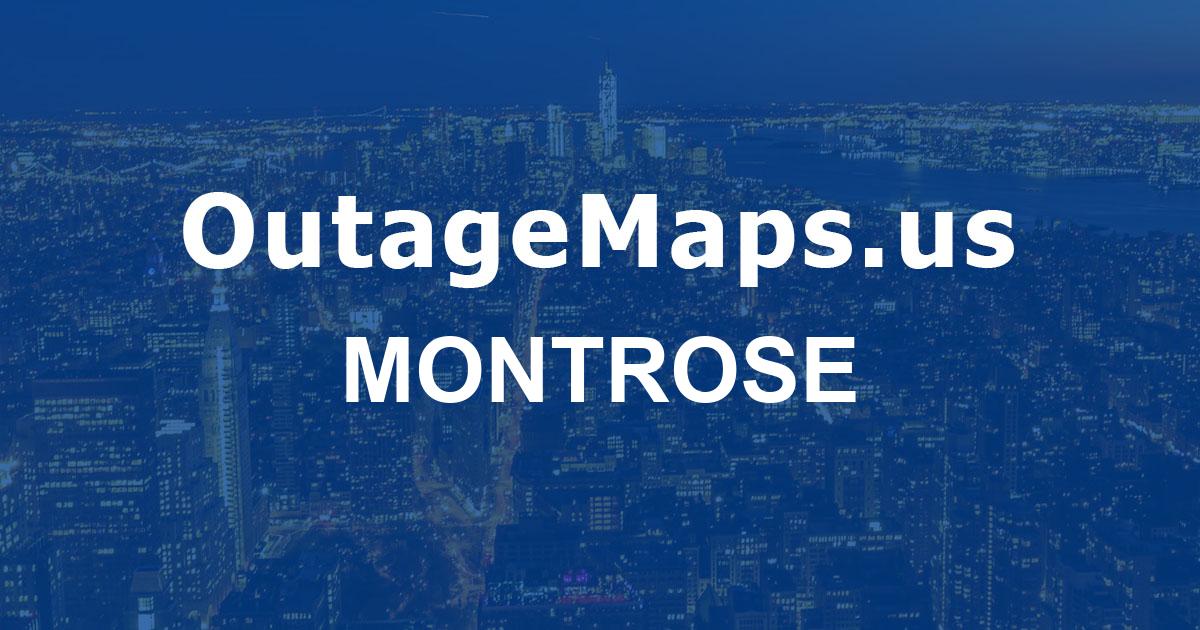 Montrose Power Outages Map