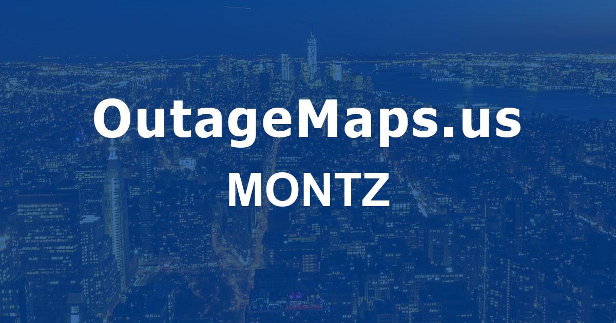 Montz Power Outages Map