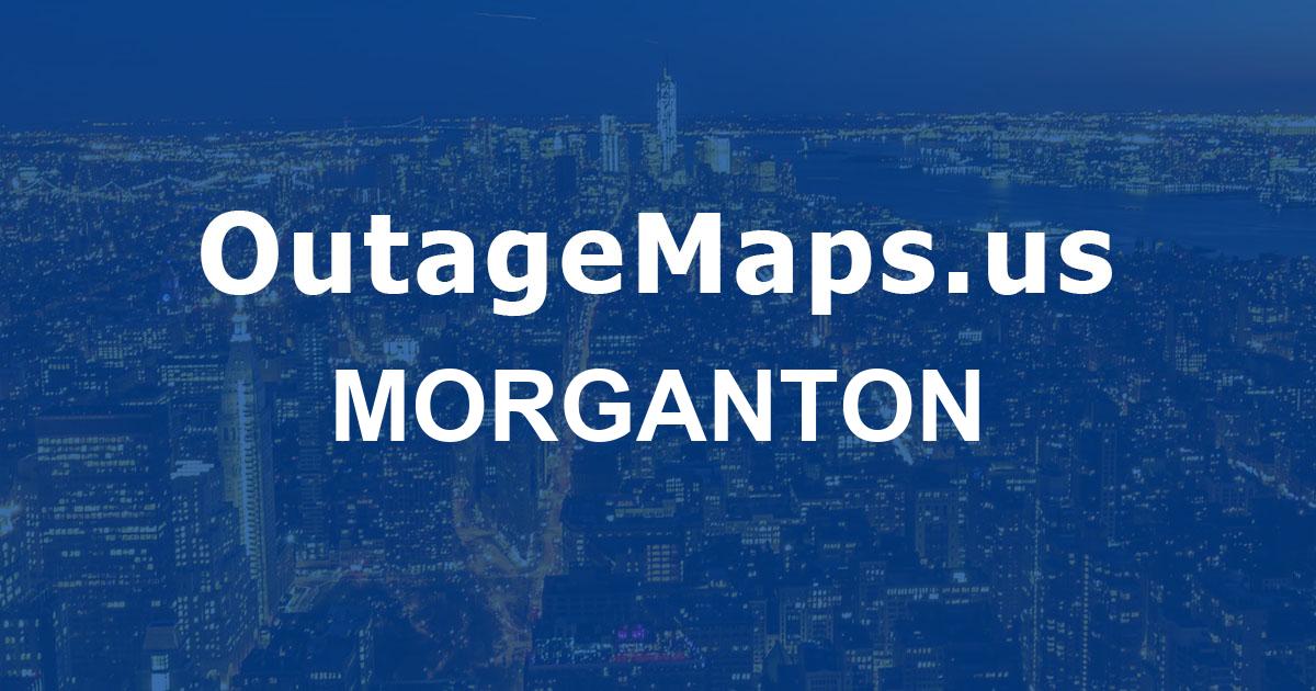Morganton Power Outages Map