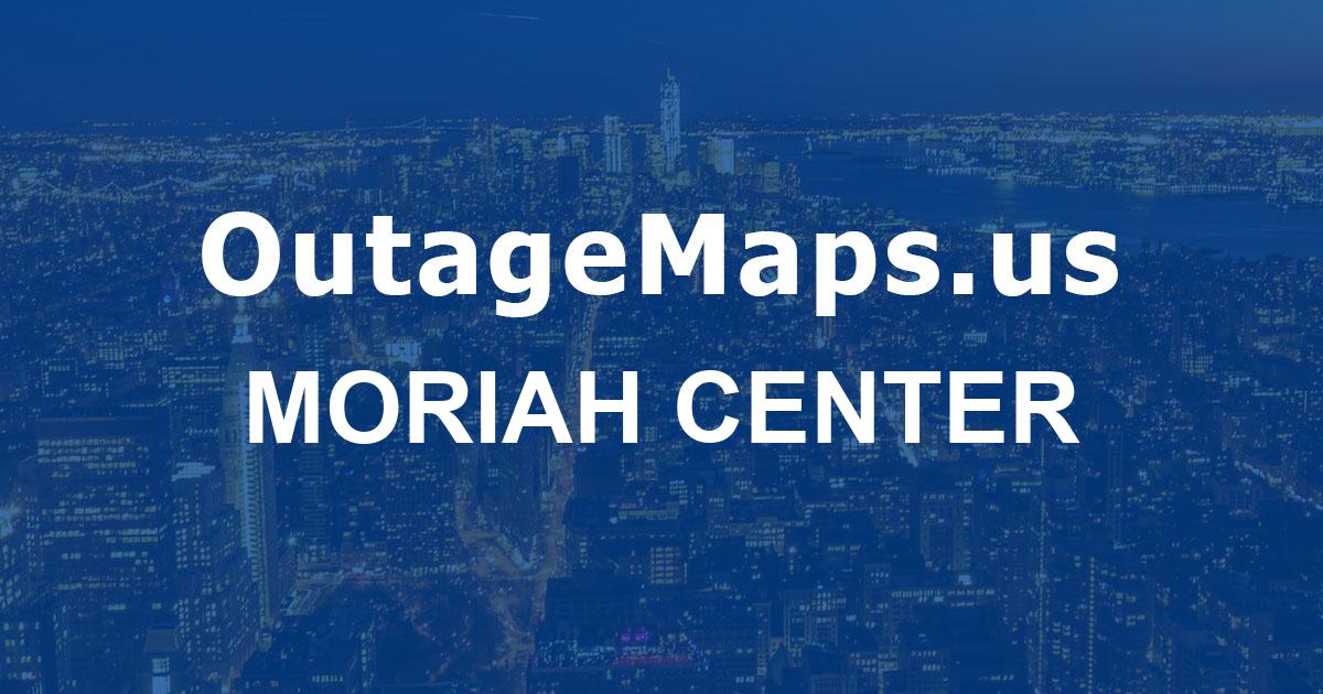 Moriah Center Power Outages Map