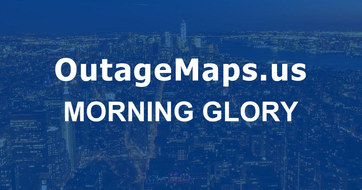 Morning Glory Power Outages Map