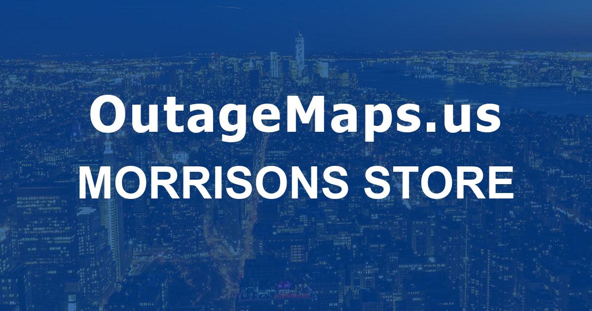 Morrisons Store Power Outages Map