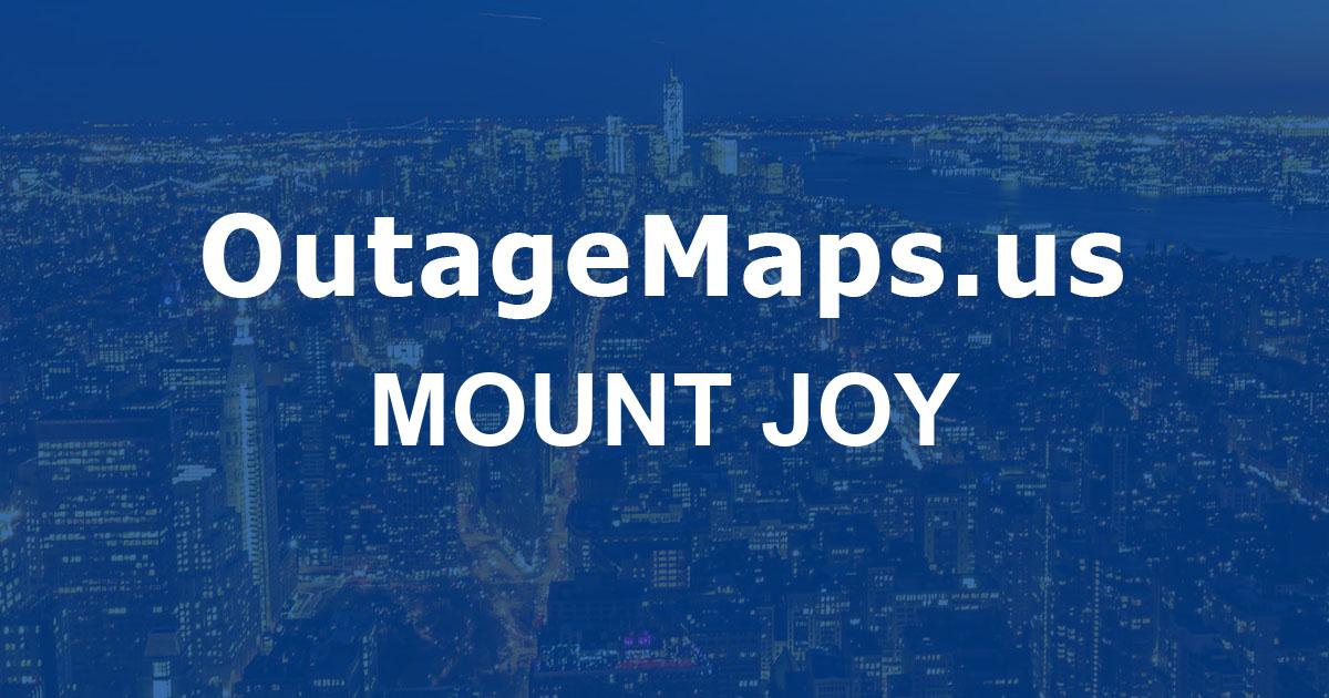 Mount Joy Power Outages Map