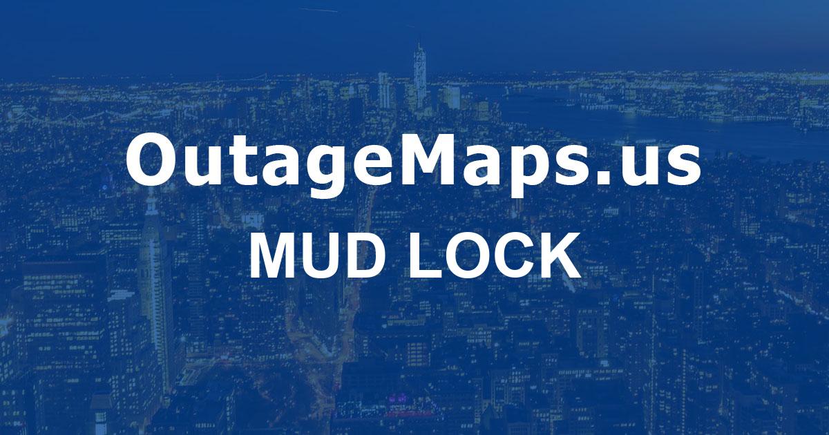 Mud Lock Power Outages Map