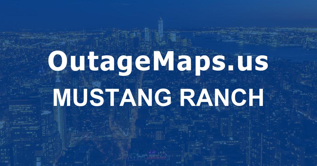 Mustang Ranch Power Outages Map