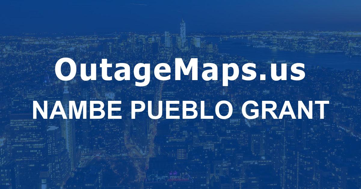 Nambe Pueblo Grant Power Outages Map