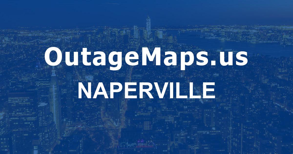 Naperville Power Outages Map