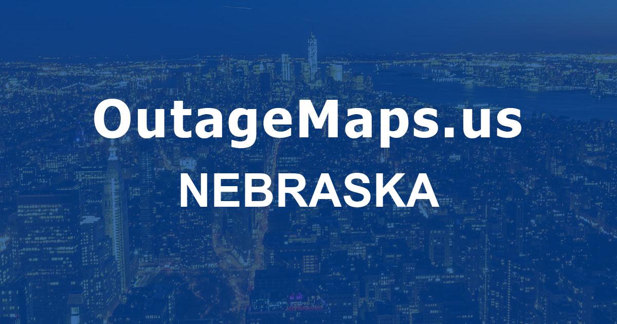 Nebraska Power Outages Map