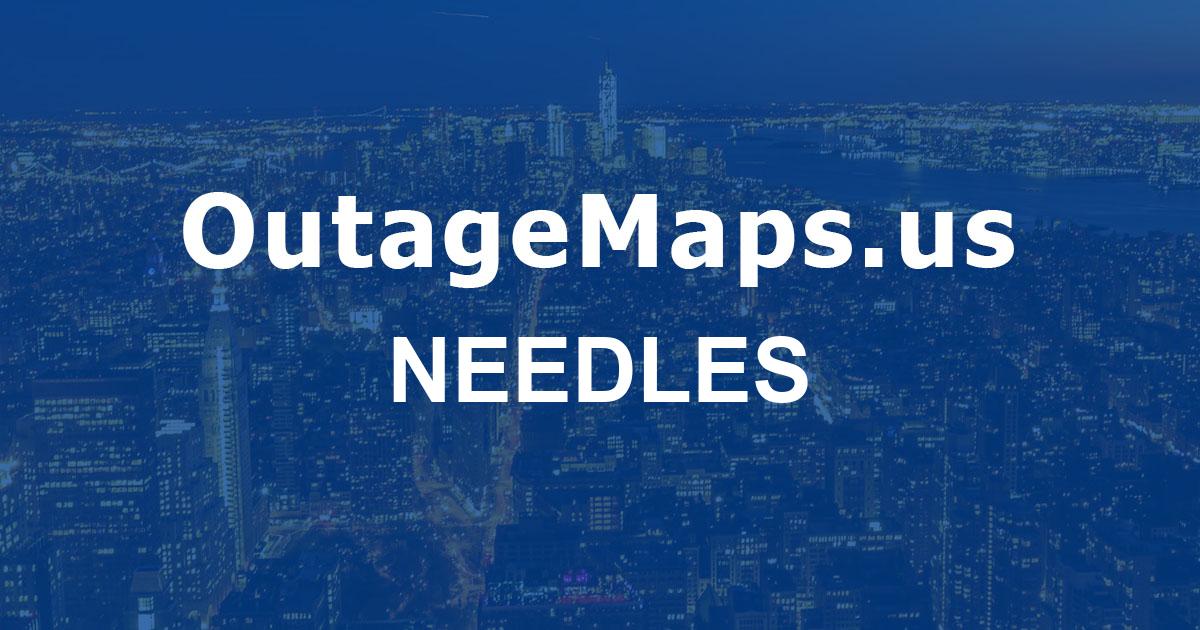 Needles Power Outages Map