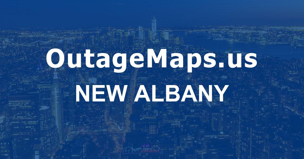 New Albany Power Outages Map