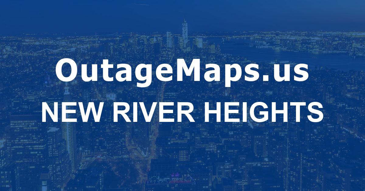 New River Heights Power Outages Map