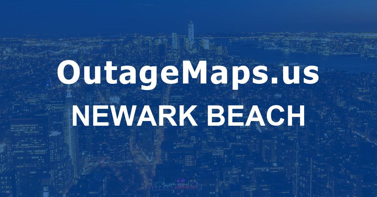 Newark Beach Power Outages Map