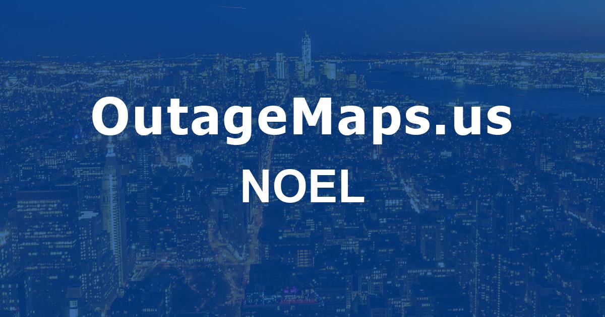 Noel Power Outages Map