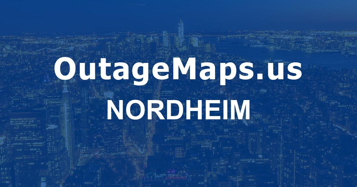 Nordheim Power Outages Map