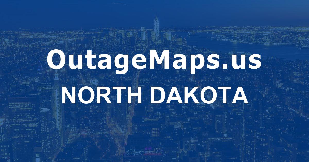 North Dakota Power Outages Map