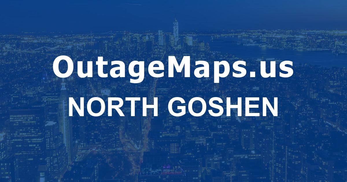 North Goshen Power Outages Map