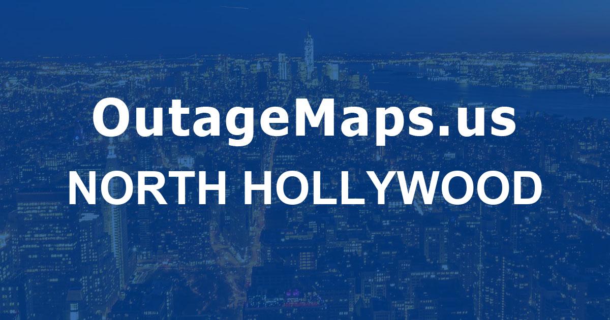 North Hollywood Power Outages Map