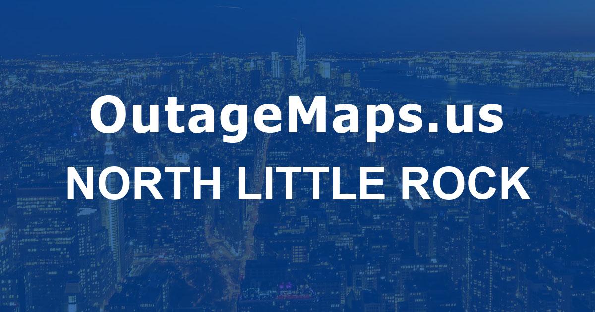 North Little Rock Power Outages Map