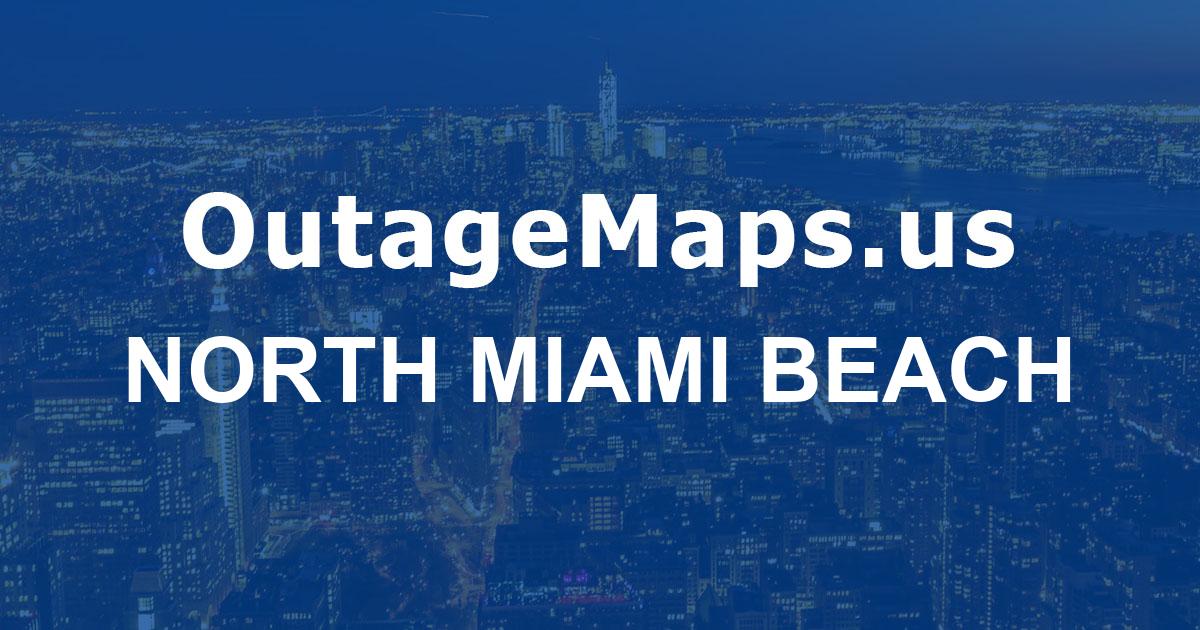 North Miami Beach Power Outages Map