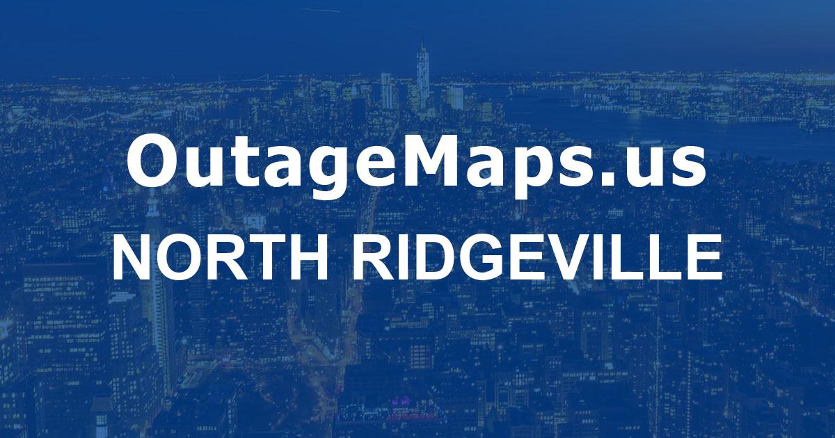 North Ridgeville Power Outages Map