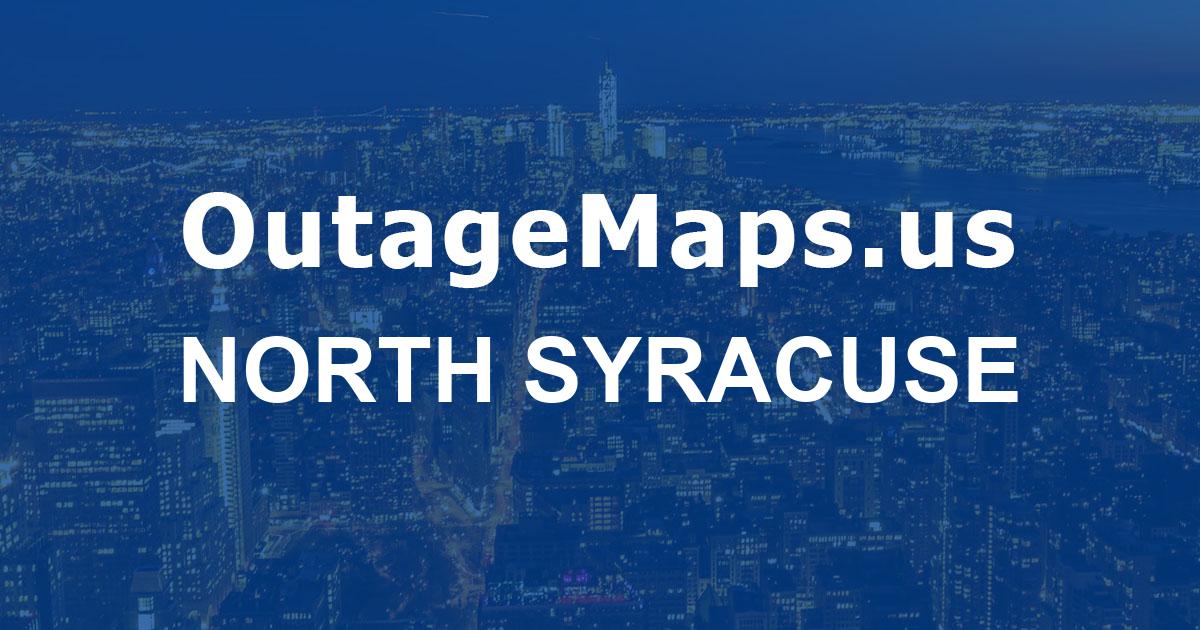 North Syracuse Power Outages Map