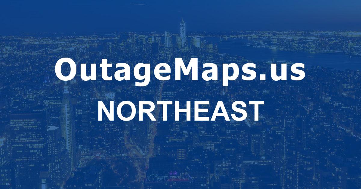 Northeast Power Outages Map