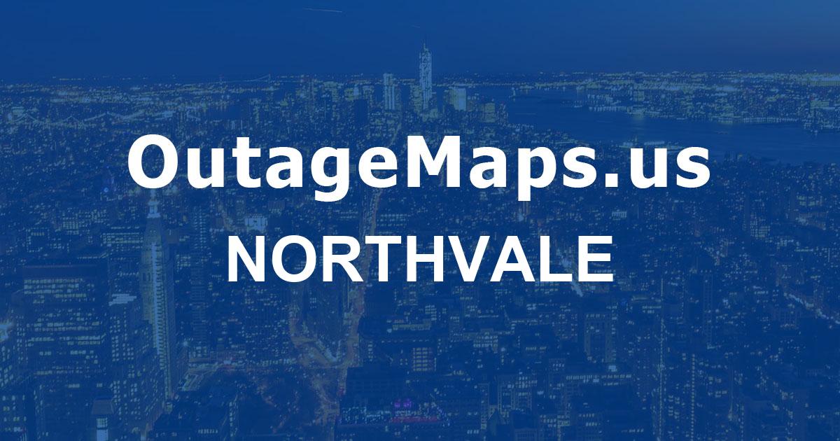 Northvale Power Outages Map