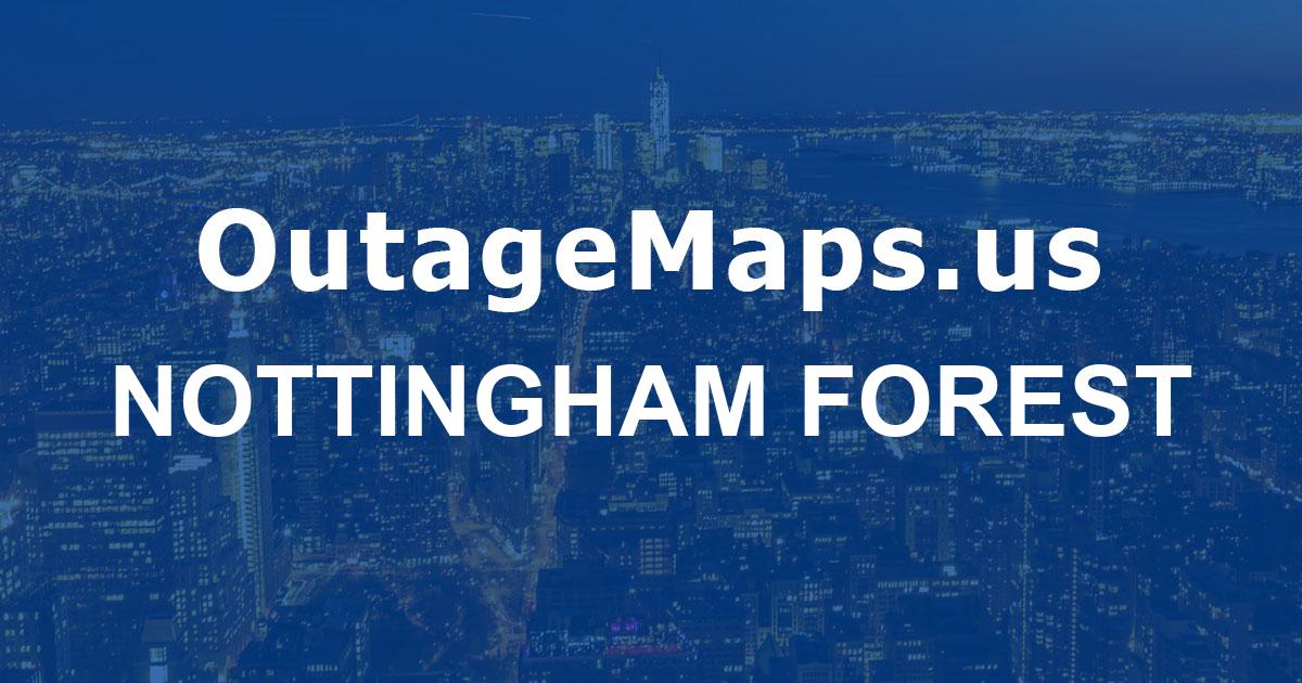 Nottingham Forest Power Outages Map