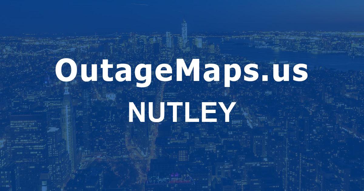 Nutley Power Outages Map