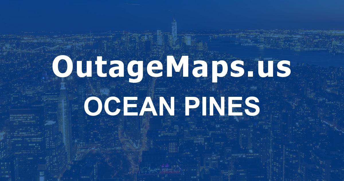 Ocean Pines Power Outages Map