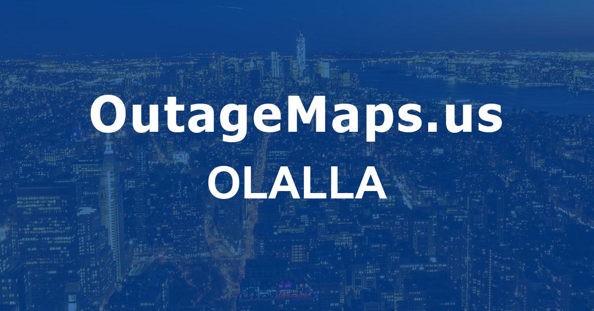 Olalla Power Outages Map