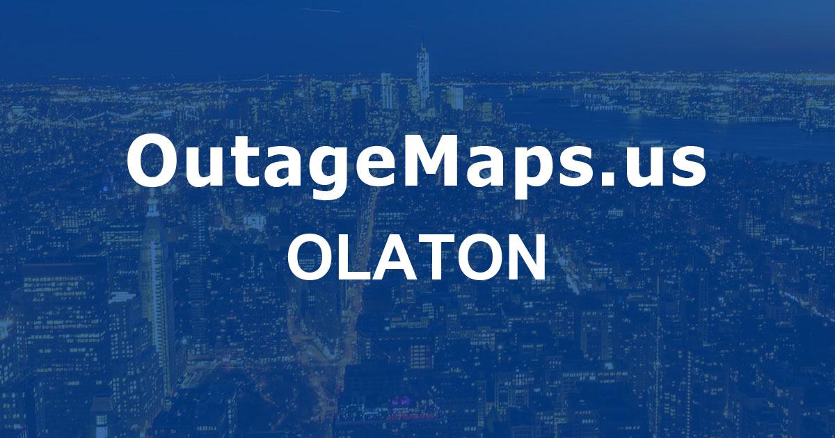 Olaton Power Outages Map