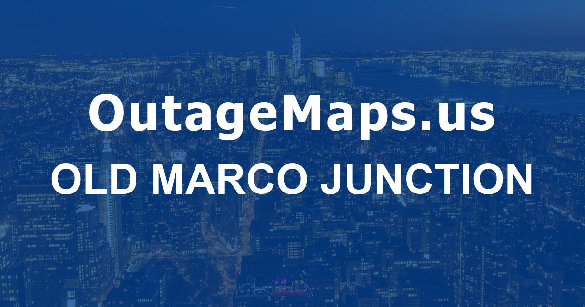 Old Marco Junction Power Outages Map