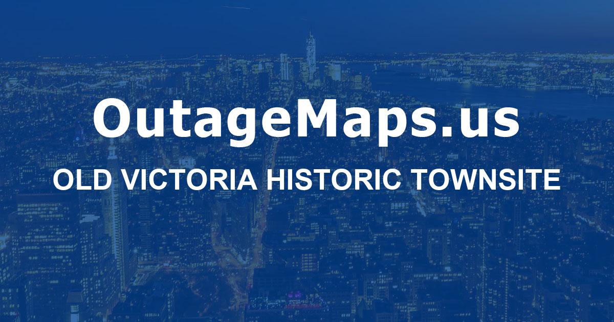 Old Victoria Historic Townsite Power Outages Map
