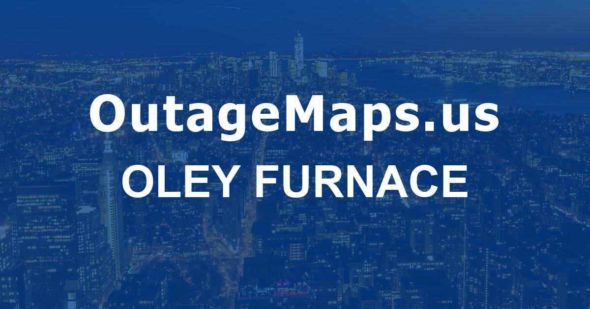 Oley Furnace Power Outages Map