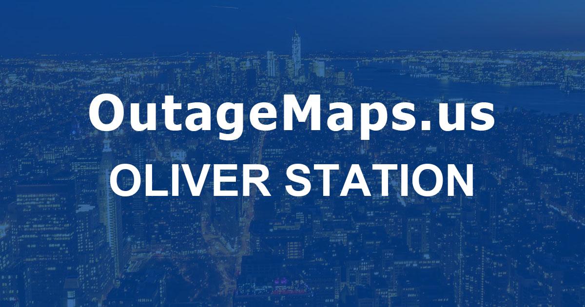 Oliver Station Power Outages Map
