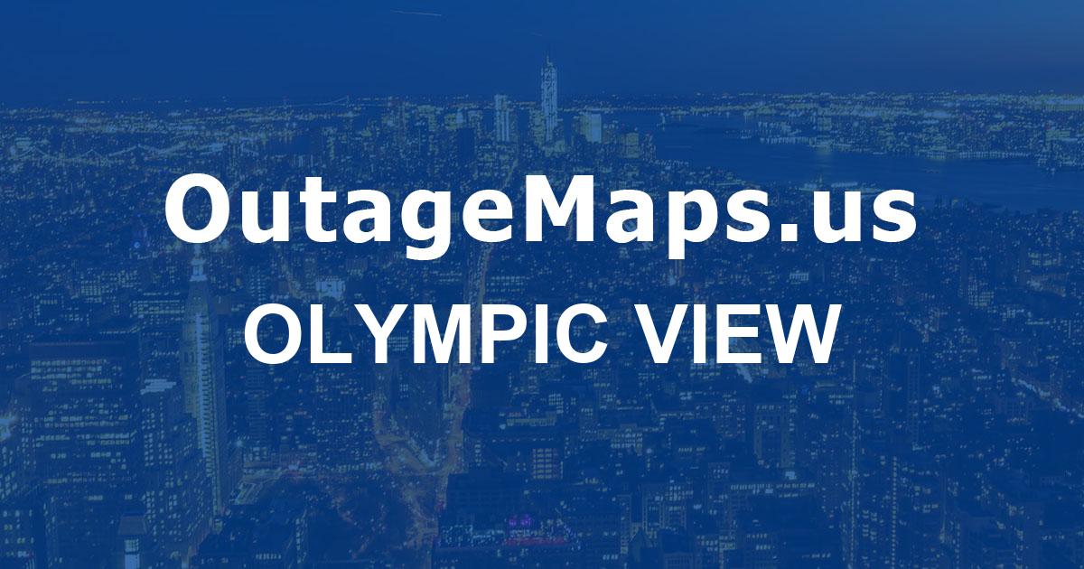 Olympic View Power Outages Map