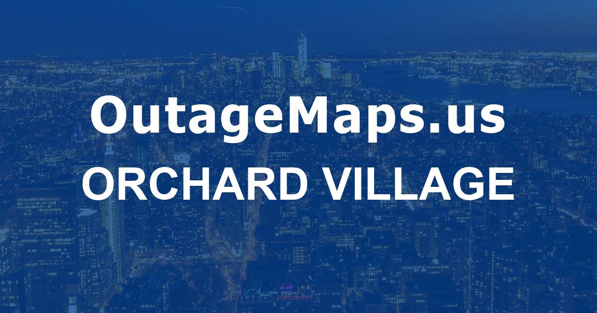 Orchard Village Power Outages Map